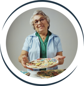 The Cookies by Bess story begins with Bess Hoffman